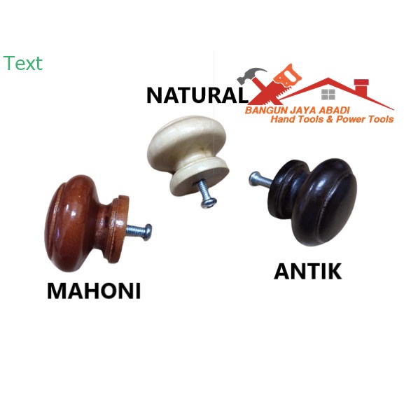 Jual Tarikan Knop Laci Lemari Kayu Bulat Minimalis Pin Pentol Handle ...