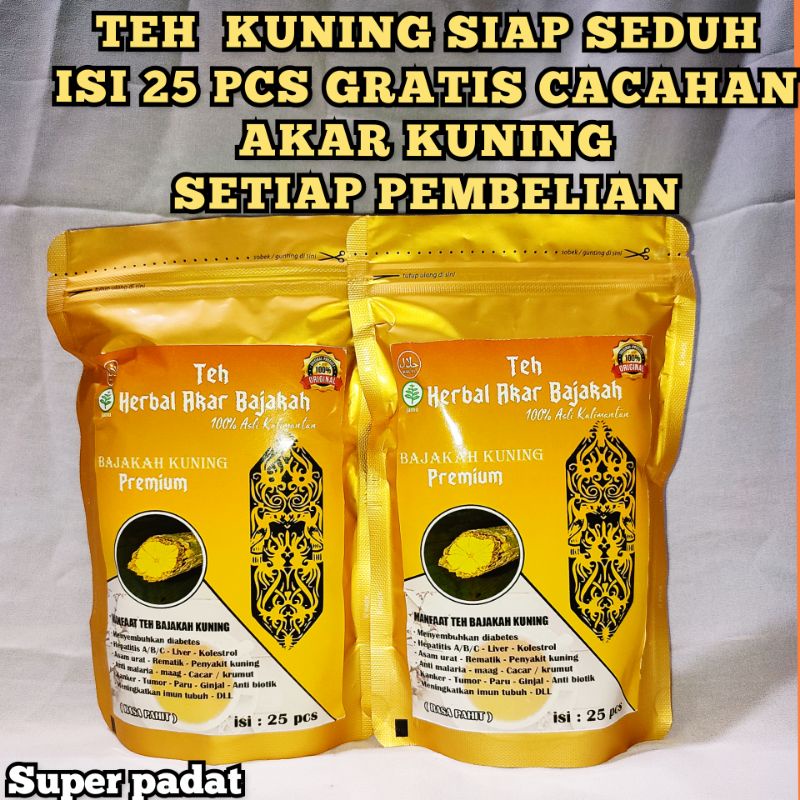 Jual Teh kuning isi 25 pcs super padat di jamin asli dan kualitas super ...