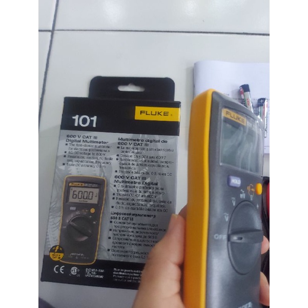Jual MULTIMETER DIGITAL Pocket FLUKE 101 original MURAH!!! | Shopee ...