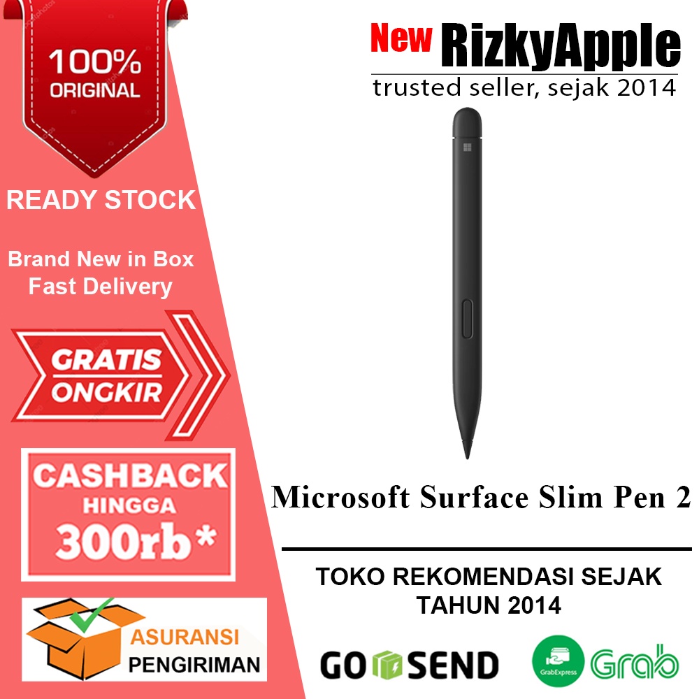 Jual Microsoft Surface Slim Pen 2 Matte Black for surface pro / laptop ...