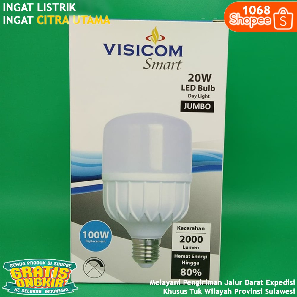 Jual LAMPU LED VISICOM 20W [W] SMART K1068 | Shopee Indonesia