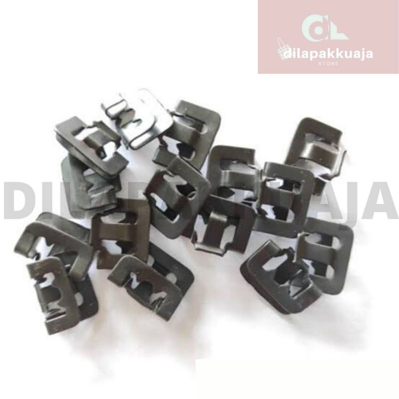 Jual Kancing Klip Kaca Mobil Klem Pelipit Kaca Besi Clamp Besi ...
