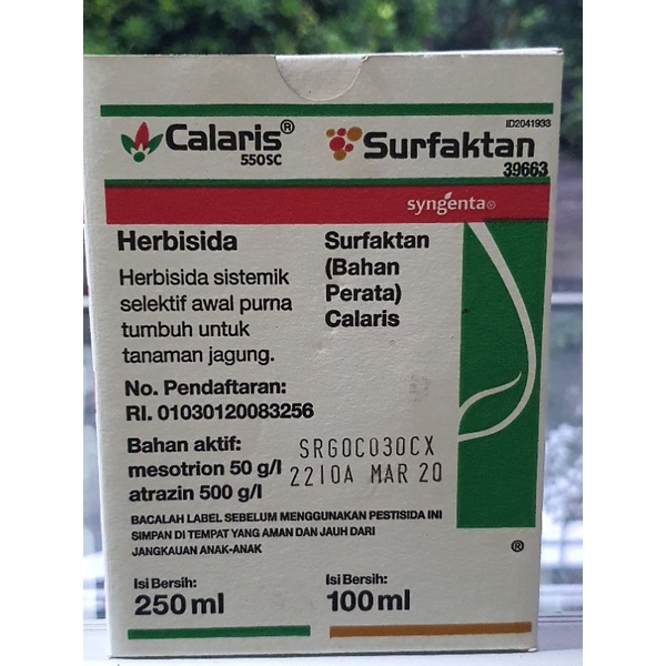 Jual herbisida CALARIS 550SC 250ml | Shopee Indonesia
