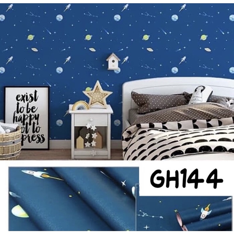 Jual [COD] WALLPAPER STIKER MOTIF LUAR ANGKASA | Shopee Indonesia