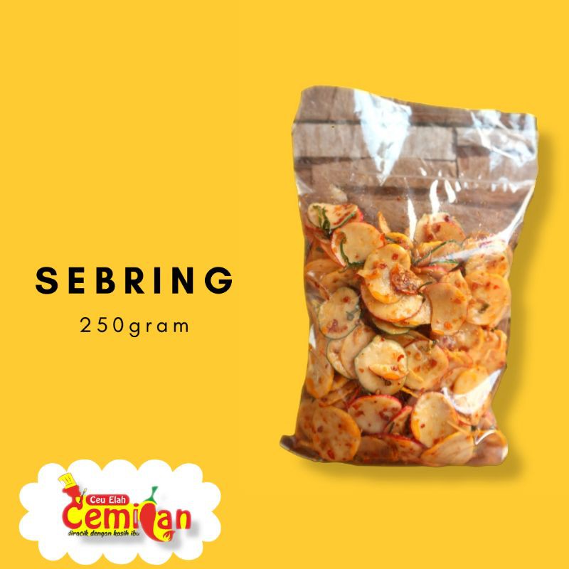 Jual Sebring pedas / seblak cikur / seblak kering kemasan 250gram ...