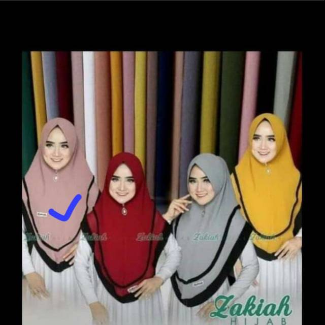 Jual Jilbab zakiah | Shopee Indonesia