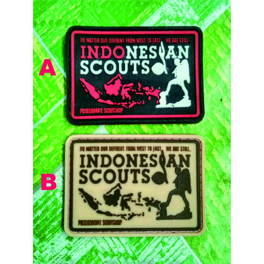 Jual Velcro Indonesia Scout Karet Indonesia Scout Patch Rubber ...
