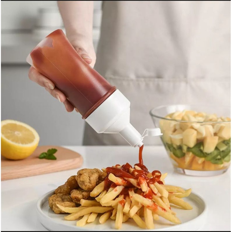 Jual BOTOL PLASTIK SAUS AESTHETIC / BOTOL SAUS KEKINIAN / BOTOL ANTI ...