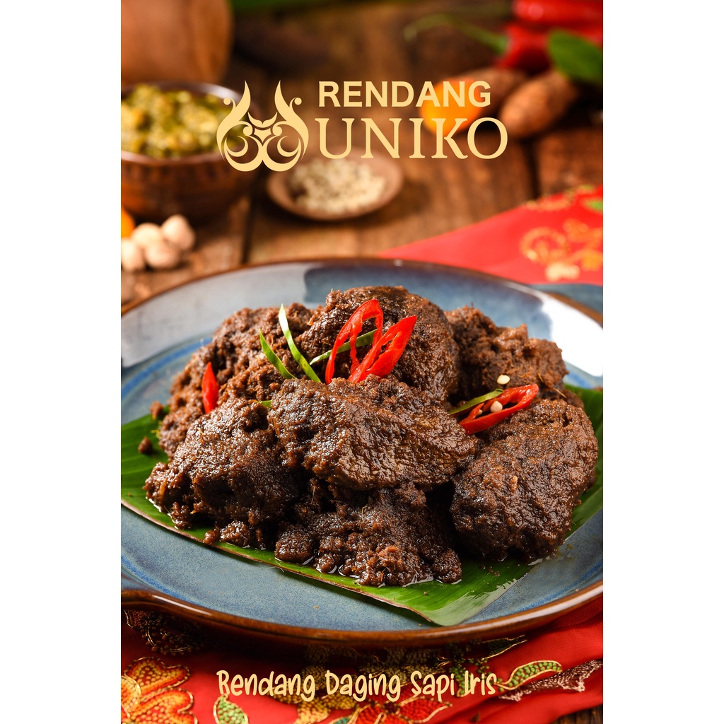 Jual Rendang Daging Khas Minang Asli Padang Siap Saji. KEMASAN 600 GRAM ...