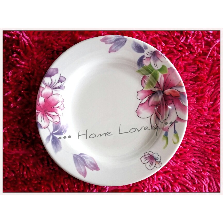 Jual (6pcs) Piring Makan Melamin Bulat 10inch Merk Unica M110 | Shopee ...