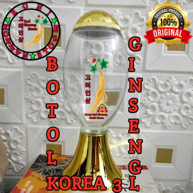Jual Botol Ginseng Korea 3L Original [ READY STOCK ] | Shopee Indonesia
