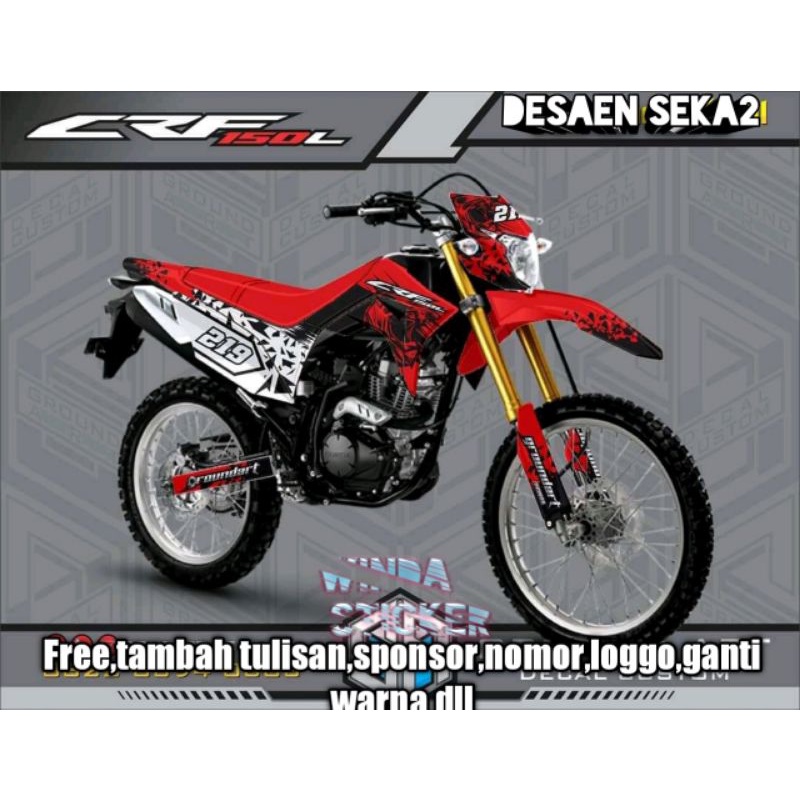 Jual Decal crf 150 l full body tema resing | Shopee Indonesia