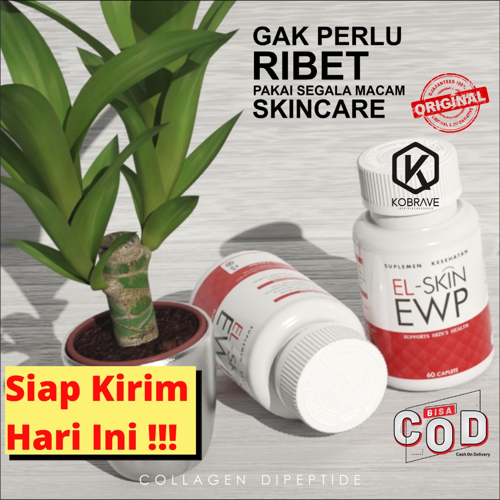 Jual ElSkin EWP Original Kolagen Anti Aging Nutrisi Tulang Dan Kulit ...