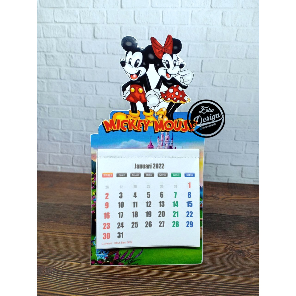 Jual Kalender 2024 Magnet / Kalender Tempel / Kalender Karakter ...