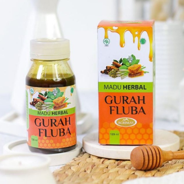 Jual Madu Herbal GURAH FLUBA Herbal Indo Utama HIU - Obat Flu Batuk ...