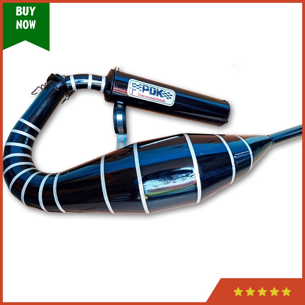 Jual KENALPOT RACING PDK |BLACK||HITAM| Ninja R Ninja RR 150cc | Shopee ...