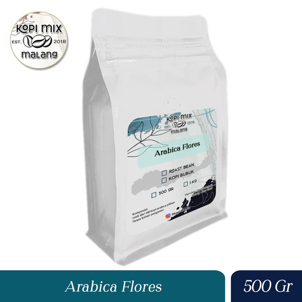 Jual Kopi Arabica Flores Bajawa 500 Gr - Kopi Mix Malang | Shopee Indonesia