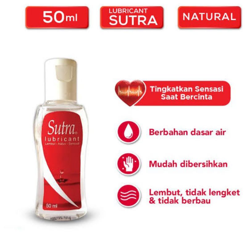 Jual SUTRA Lubricant /Gel Pelicin atau Pelumas @ 50 ML | Shopee Indonesia