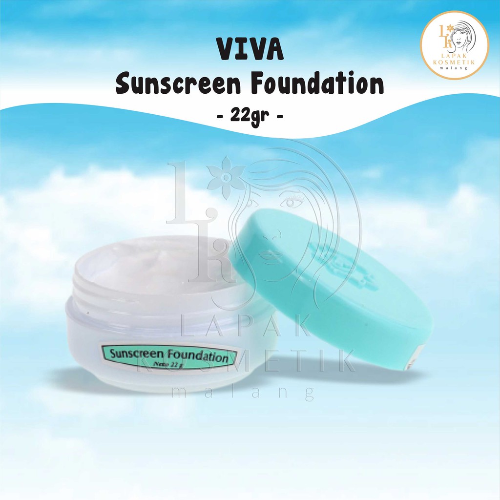 Jual VIVA Sunscreen Foundation / Alas Bedak sinar matahari UV Filter ...