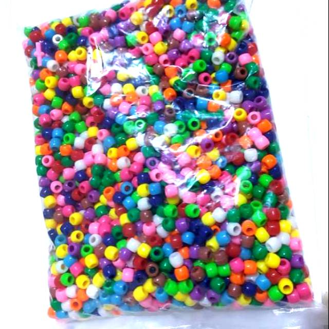 Jual Manik-manik Manik Monte Tabung Warna 1 Pon Untuk Membuat Kalung ...