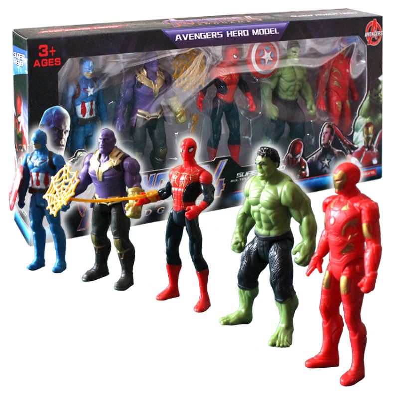 Jual Mainan Robot superhero avenger 4 isi 5pcs | Shopee Indonesia