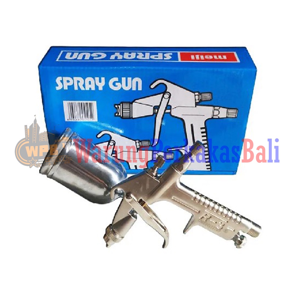 Jual Spray Gun R3 MEIJI Taiwan Tabung Atas Spet Cat Angin Kompresor R3G ...