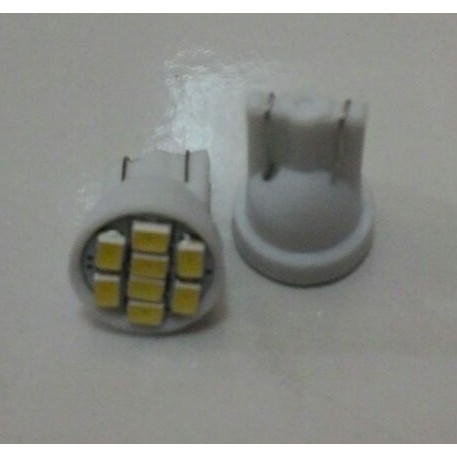 Jual Lampu LED T10 Tancep 8 titik Putih (Lampu Plat Nomor/ Lampu ...