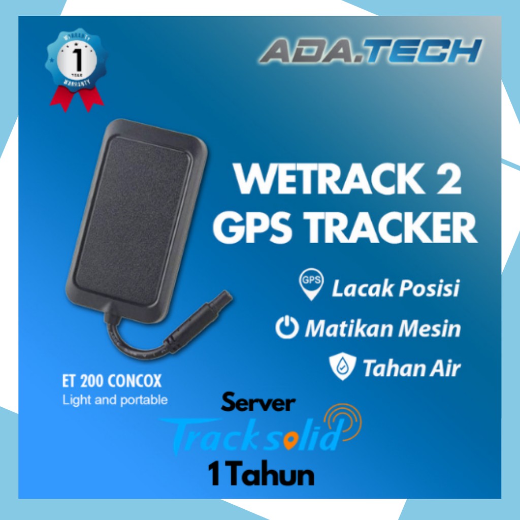 Jual Paket GPS Tracker Mobil Motor Wetrack 2 ET200 Concox + Simcard ...