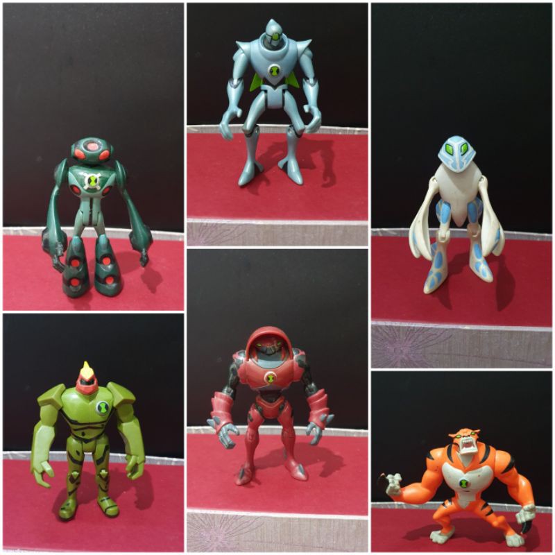 Jual figure/mainan anak ben-10 preloved asli/ original kidstation ...