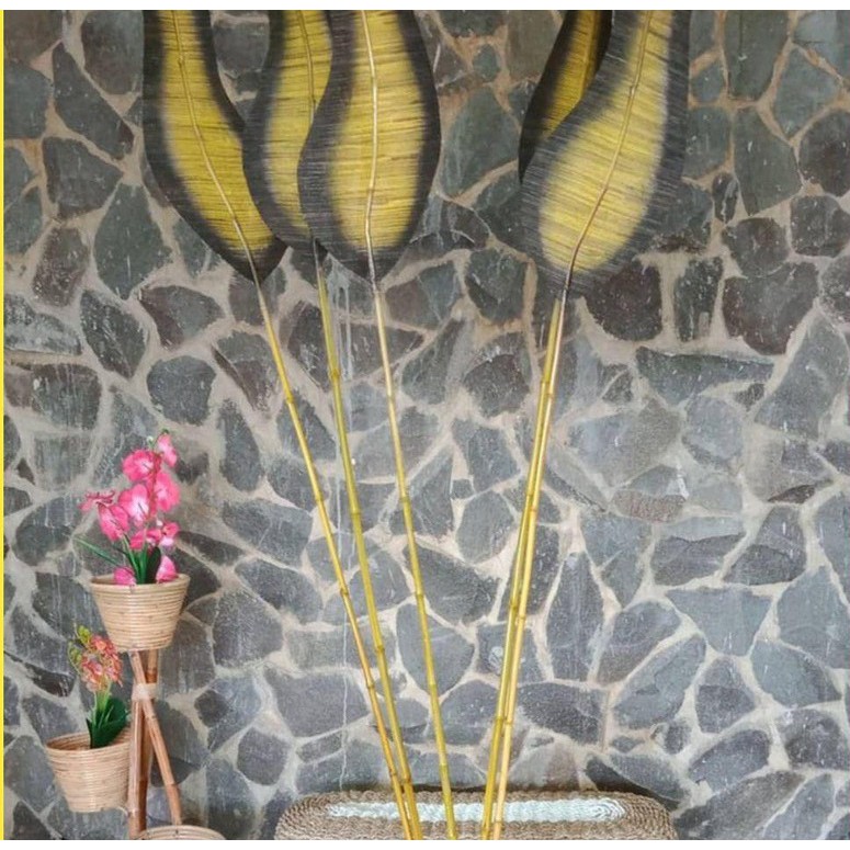 Jual Dekorasi Daun Pisang Gradasi Model Keris | Shopee Indonesia
