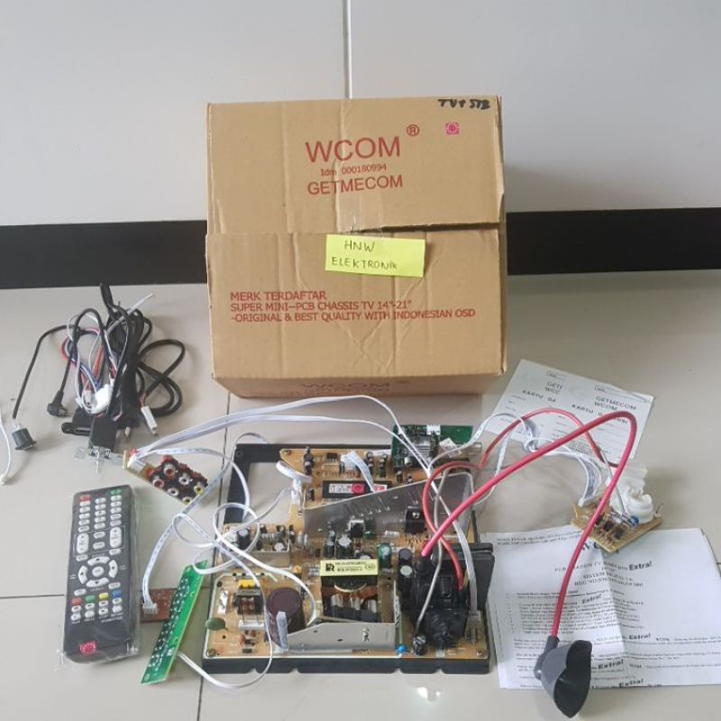 Jual mesin tv Digital cina wcom 14 21 in inch 1 IC 1IC DIGITAL STB wcom ...