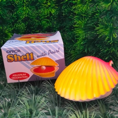 Jual Mainan Hiasan Aquarium ORCA Shell With Pearl Aksesoris Ornamen ...