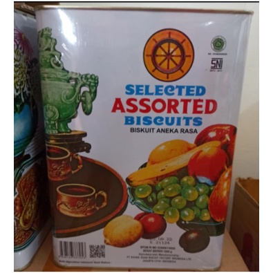 Jual Khong Guan Kaleng Putih Jadul Assorted Biscuit / Roti Jadul Aneka ...