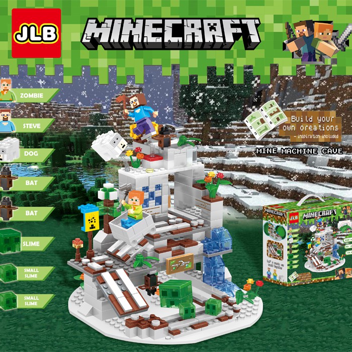 Jual Mainan Blocks Mini Craft with Storage Box JLB 425 Pcs (3D81 ...