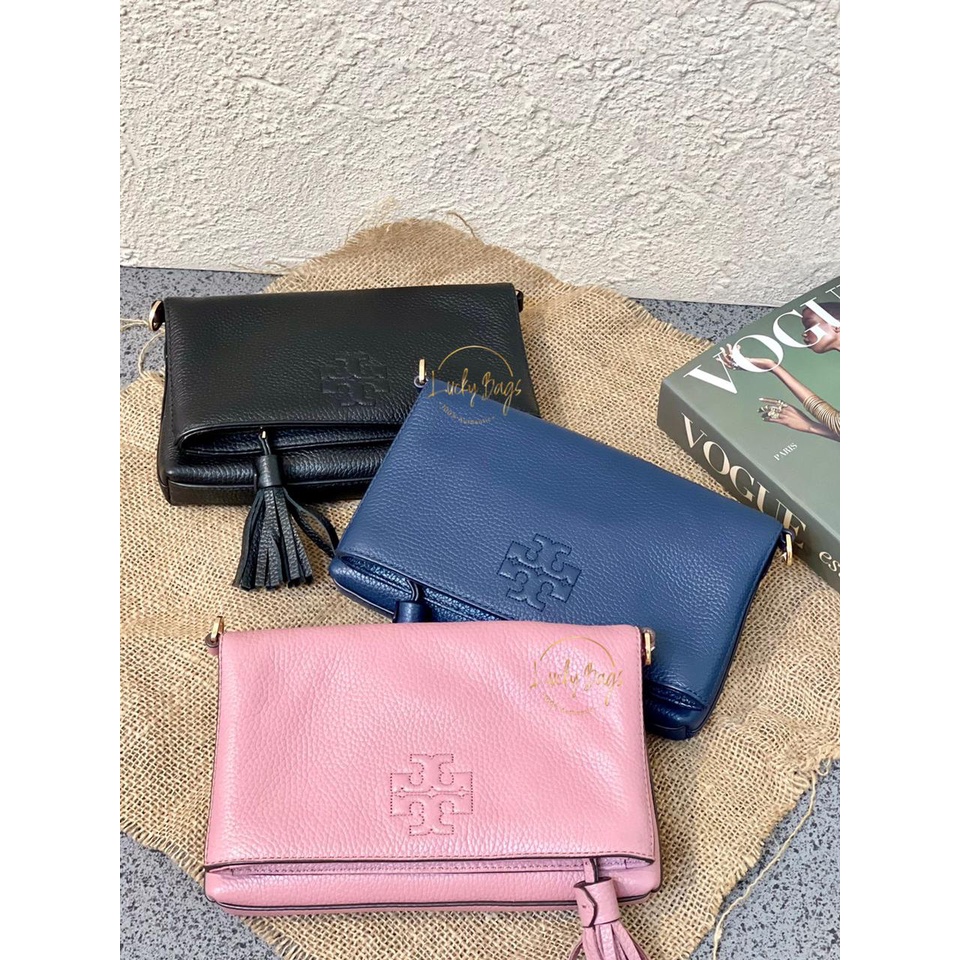 Jual Tory burch thea mini foldover crossbody (authentic / original ...