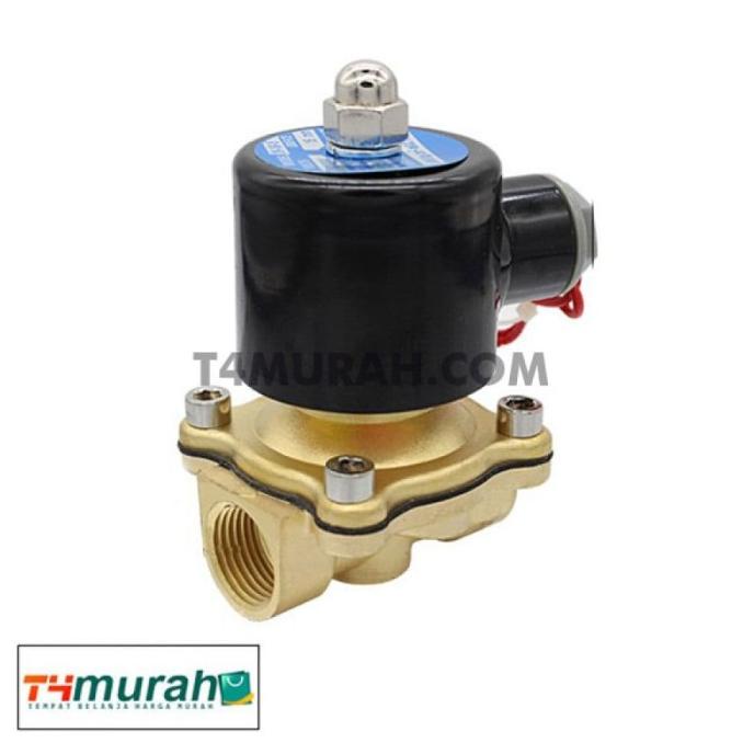 Jual Kran Air Electric Water Selenoid Valve Nc 1/2 Airwater Control Switch | Shopee Indonesia