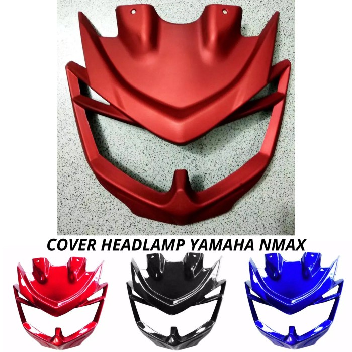 Jual cover tutup lampu depan kedok Yamaha nmax old lama 2015-2019 ...