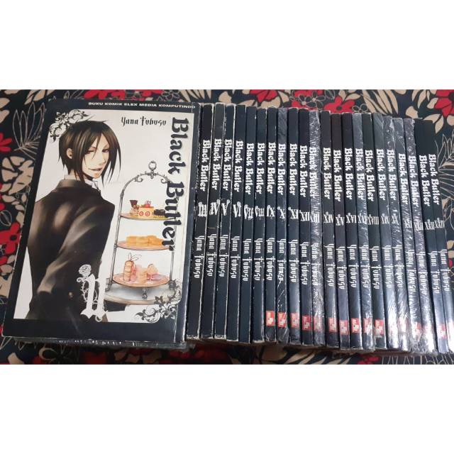 Jual Komik Manga Seri Set Black Butler Vol 01-10, 11-20og by Yana ...
