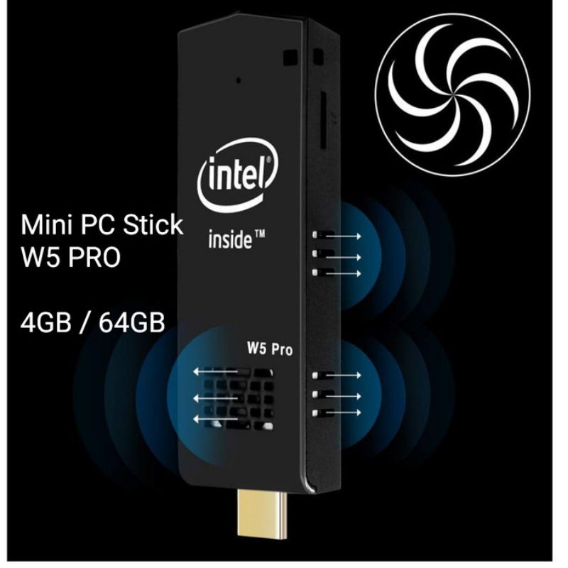 Jual Mini PC Stick W5 Pro/T5B 4/64GB 8/128Gb Intel X5 HDMI USB 3.0 ...