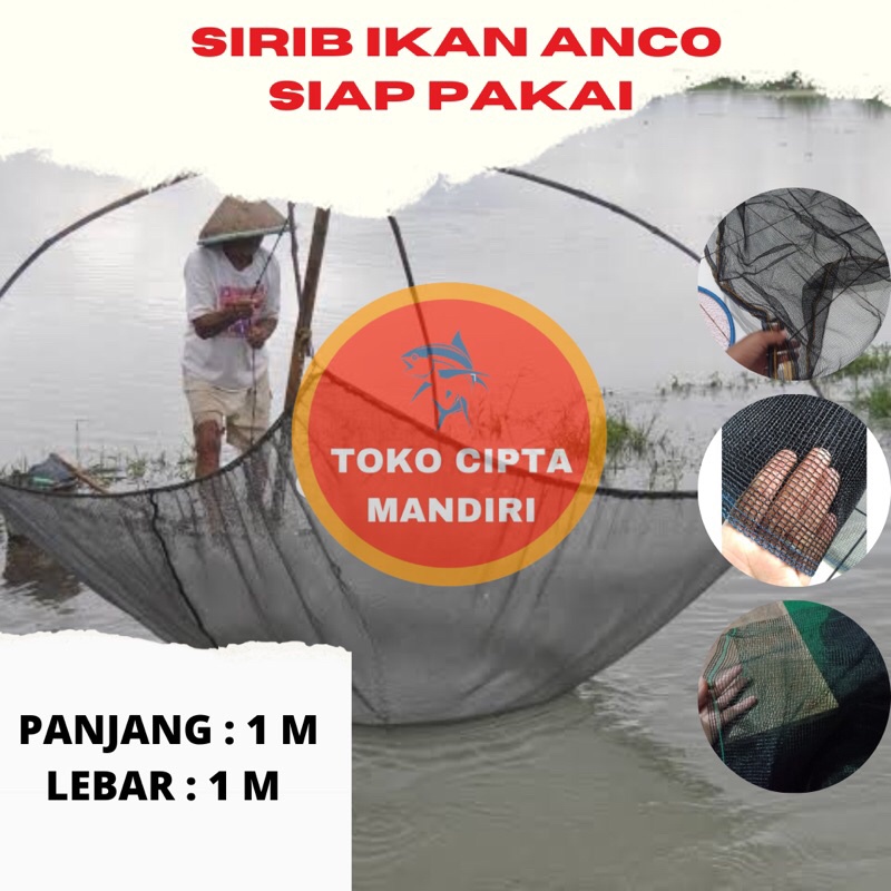 Jual sirib ikan anco ikan anco udang anco sirib ikan 1 x 1 siap pakai ...