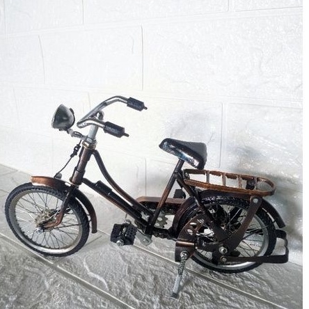 Jual Hiasan Miniatur sepeda besi detail sesuai asli | Shopee Indonesia