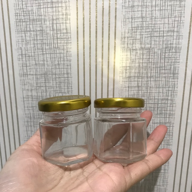 Jual Mini jar ,toples salep, toples obat, toples selai, botol hexagonal ...