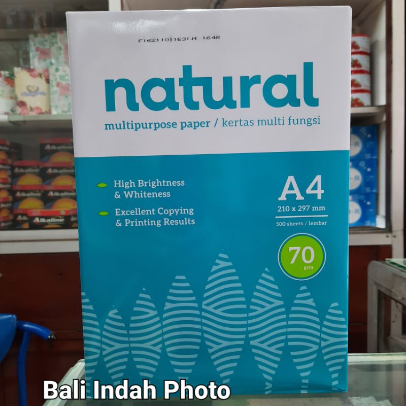 Jual (Rim) Kertas HVS Natural F4/A4 70gsm | Shopee Indonesia