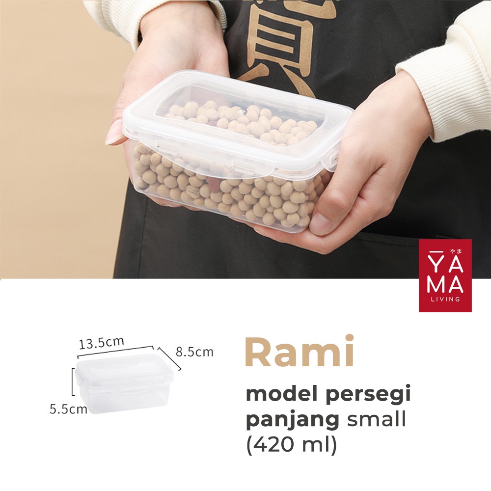 Jual YAMA RAMI Food Container Kotak Makanan Plastik Transparan Bekal ...