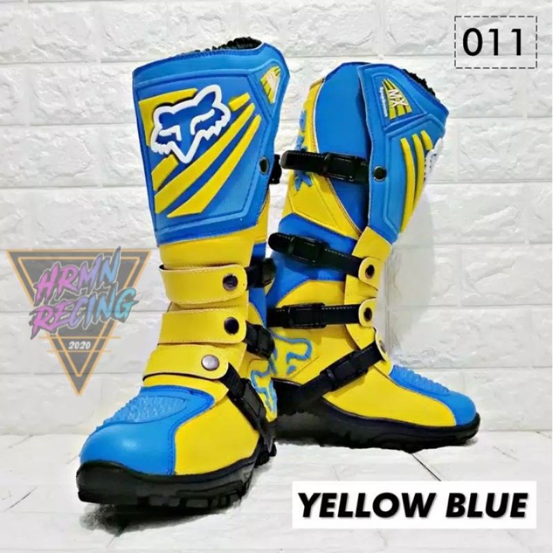 Jual Sepatu Dewasa lokal motocross ,adventure logo FOX | Shopee Indonesia