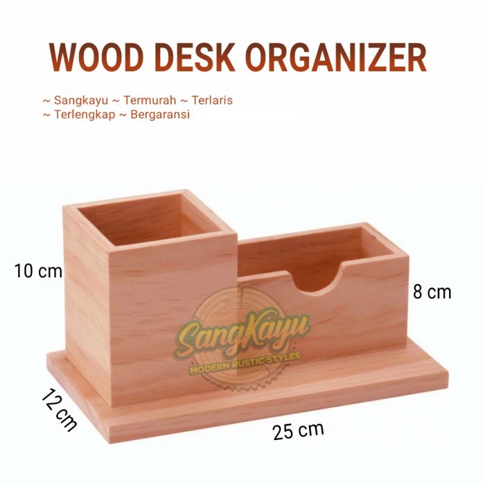 Jual Desk set pen holder tempat pulpen pensil alat tulis meja kantor ...