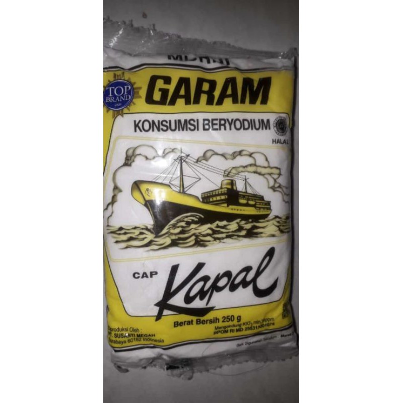 Jual garam merek kapal | Shopee Indonesia