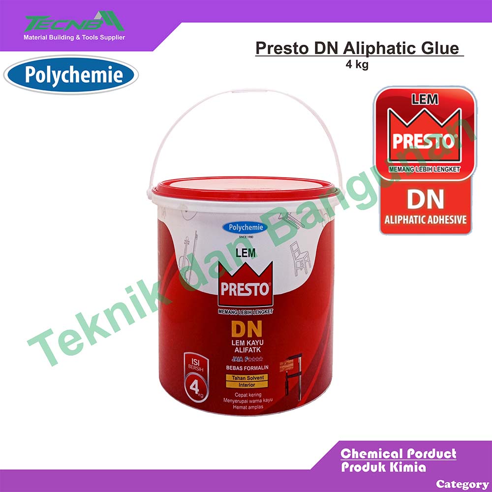 Jual Lem Aliphatic Presto DN 4 Kg | Shopee Indonesia
