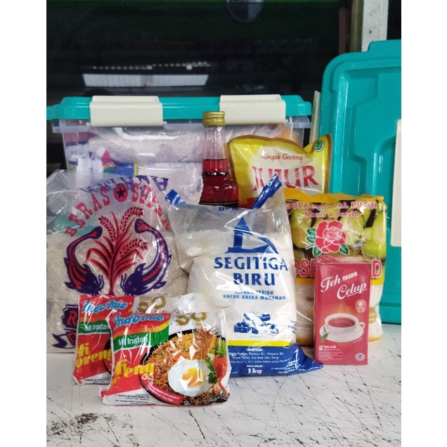 Jual paket sembako free container box | Shopee Indonesia