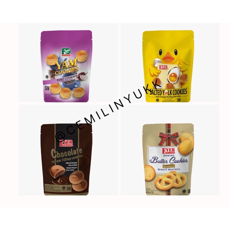 Jual Ever Delicious Cookies Pack 150gr Yam Cookies Butter Cookies ...